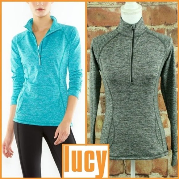 Lucy | Tops | Lucy Active Top Track Goddess Half Zip Long Sleeve | Poshmark